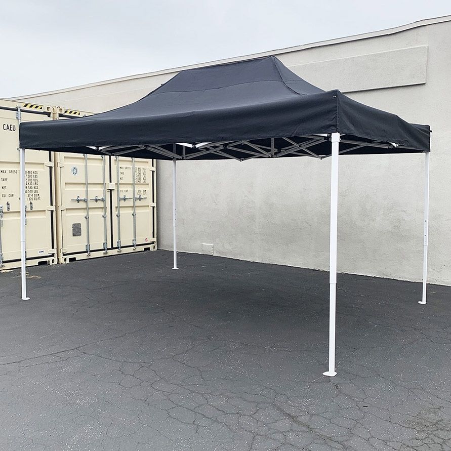 (New) $130 Large 10x15 FT Heavy-Duty Popup Canopy Instant Shade Quick ...