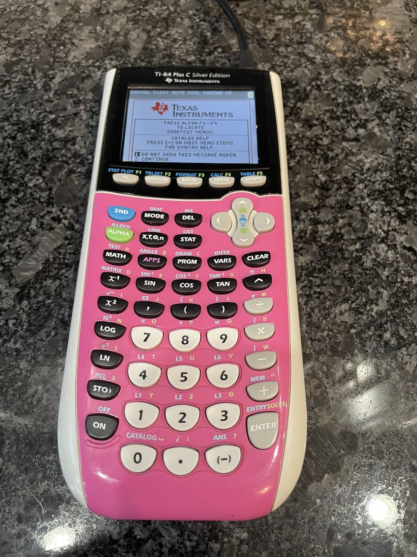 Pink Graphing Calculator