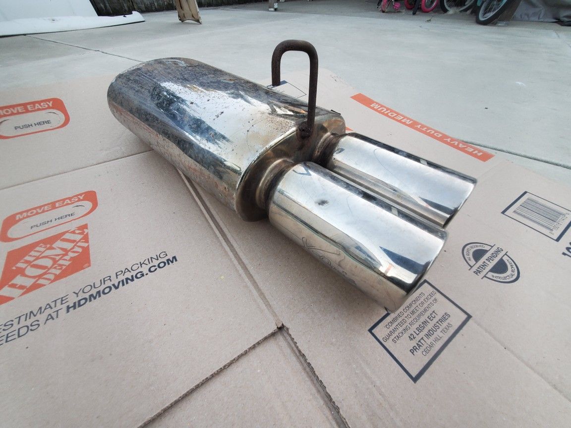 Stainless Steel Dual Tip Muffler for Sale in Long Beach, CA - OfferUp
