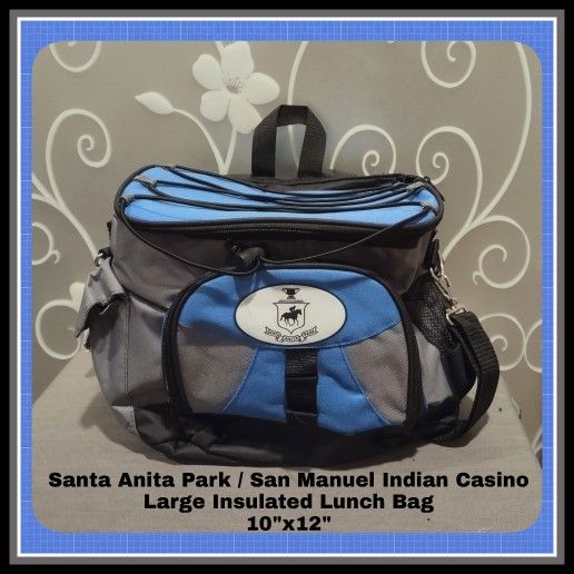 SANTA ANITA PARK / SAN MANUEL INDIAN CASINO BACKPACK STYLE LARGE ...