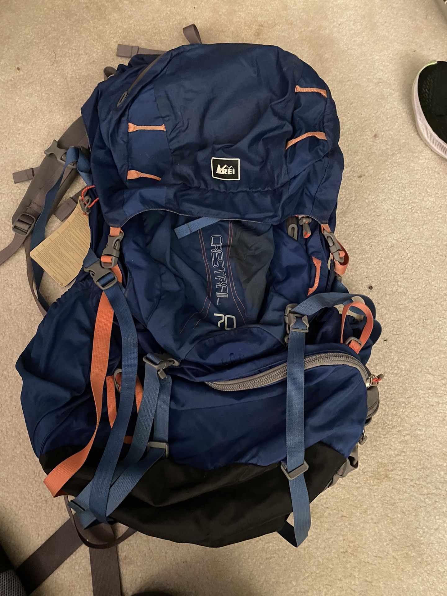 REI crestrail 70 Liter Backpacking Backpack for Sale in San Diego, CA ...