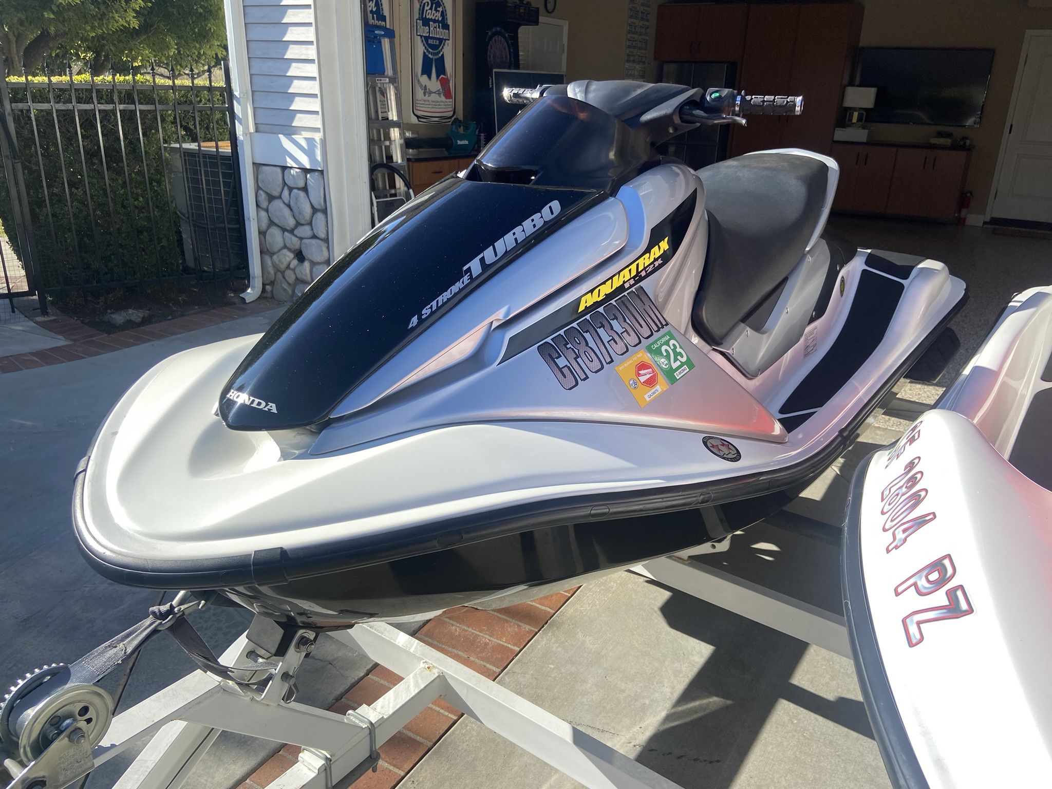 Honda Aquatrax Turbo 1200 PWC Watercraft 4 Stroke Seadoo Jetski 2 Seat ...