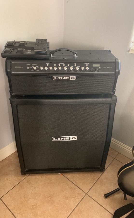 Line 6 spider IV half stack with mkII express pedal for Sale in Buckeye ...