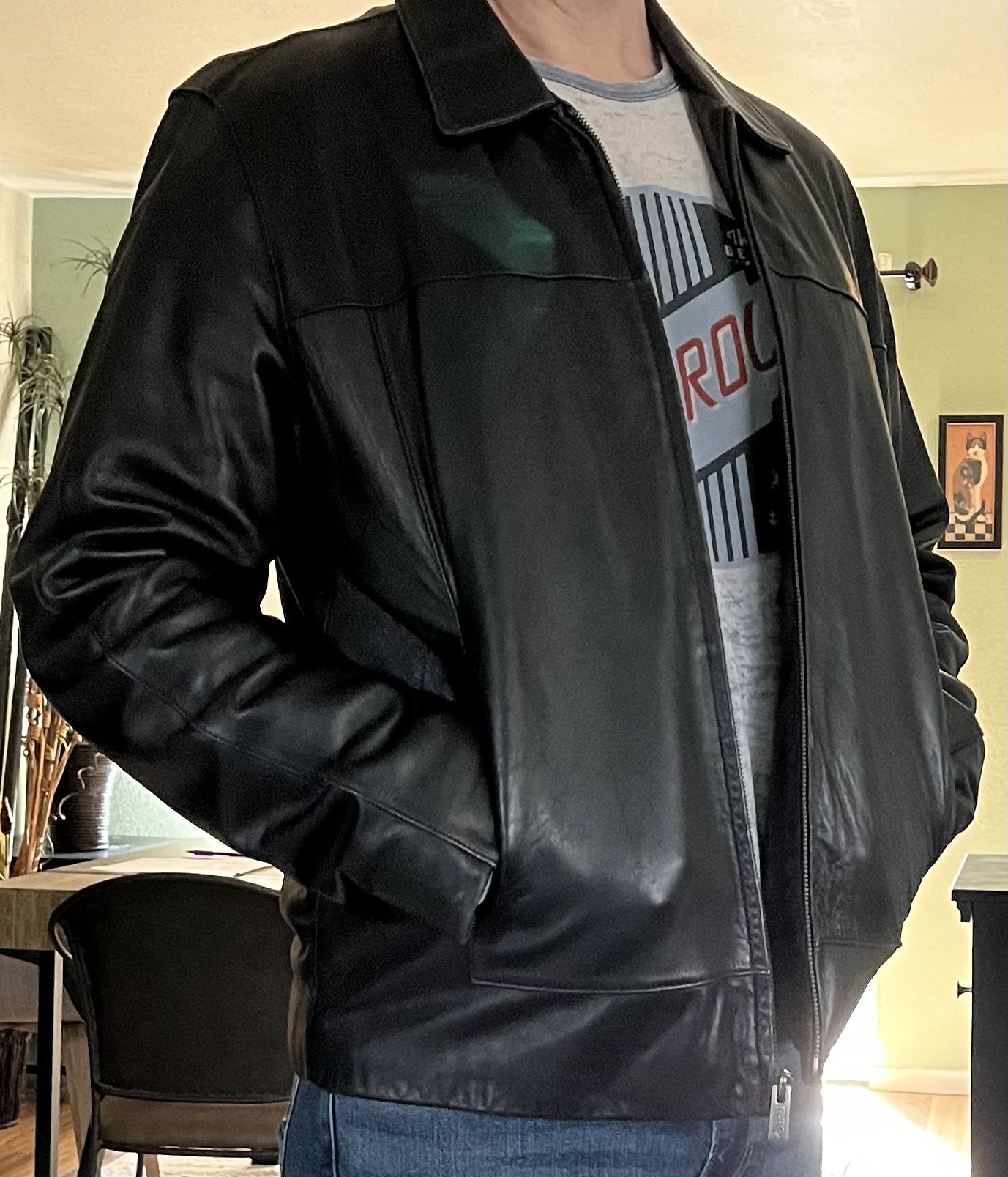 Wilson Leather Jacket With Zip Out Liner for Sale in Bothell, WA - OfferUp