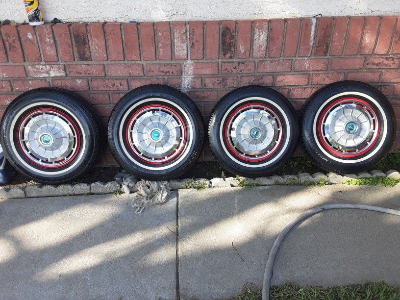 1962 Chevy Impala Rims Tires And Caps Part for Sale in Rialto, CA - OfferUp