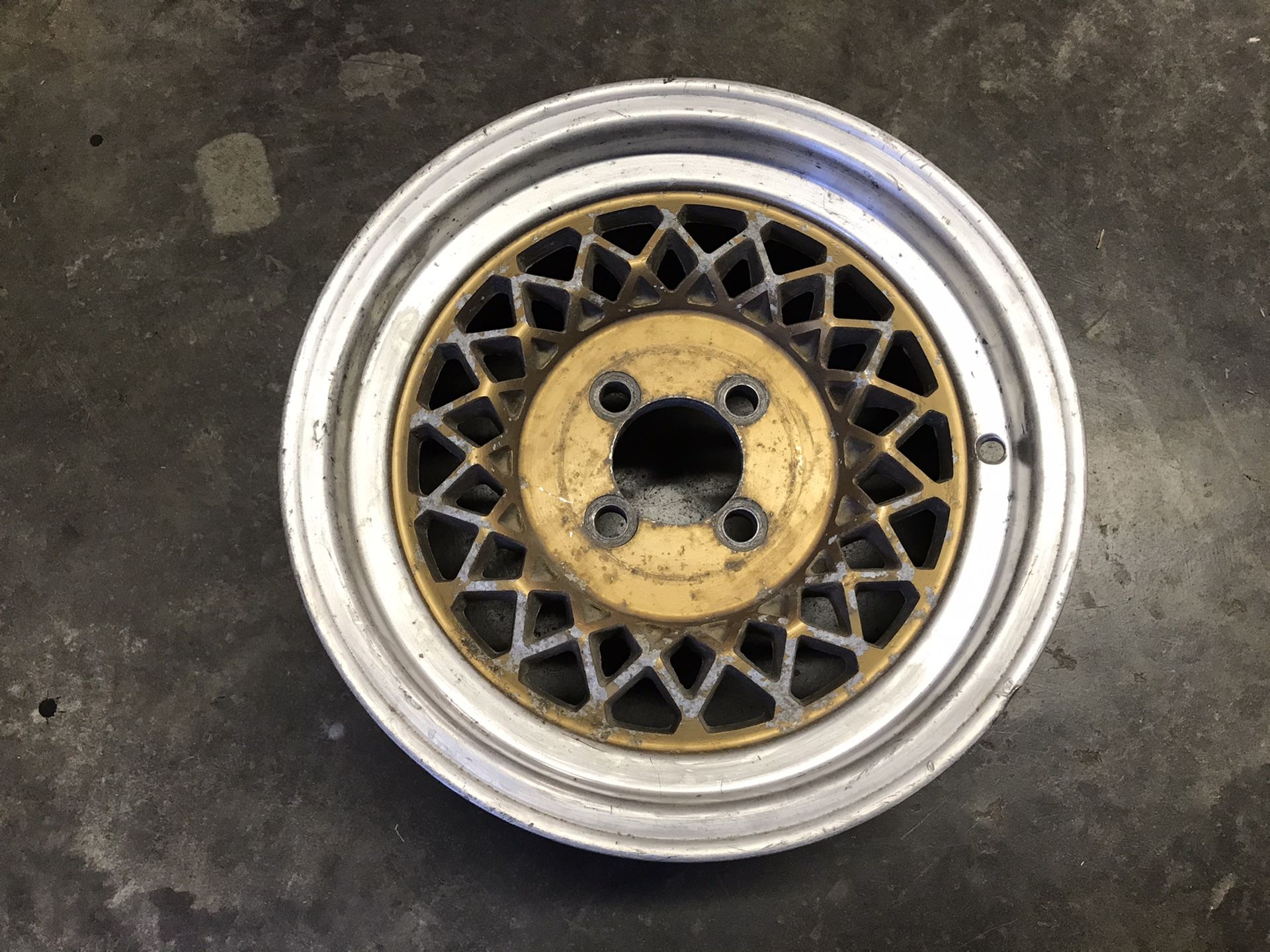 14x6 Shelby Diamondback Aluminum Wheels 4x98 bolt circle for Sale in ...
