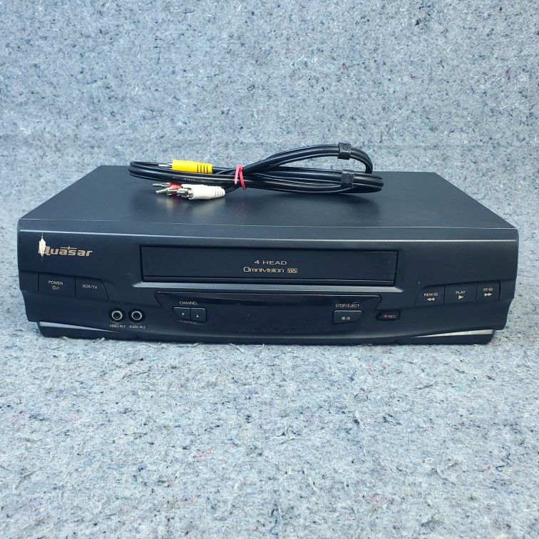 *Tested And Working!* Vintage Quasar Video Cassette Recorder, VCR, No ...