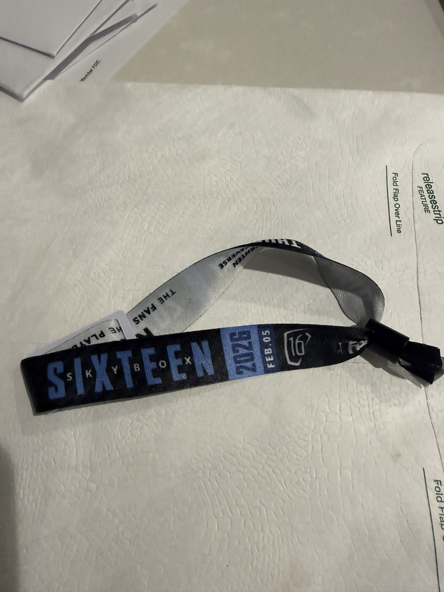 Waste Management Open 2026 Hole 16 Wrist band Thursday February 5 for ...