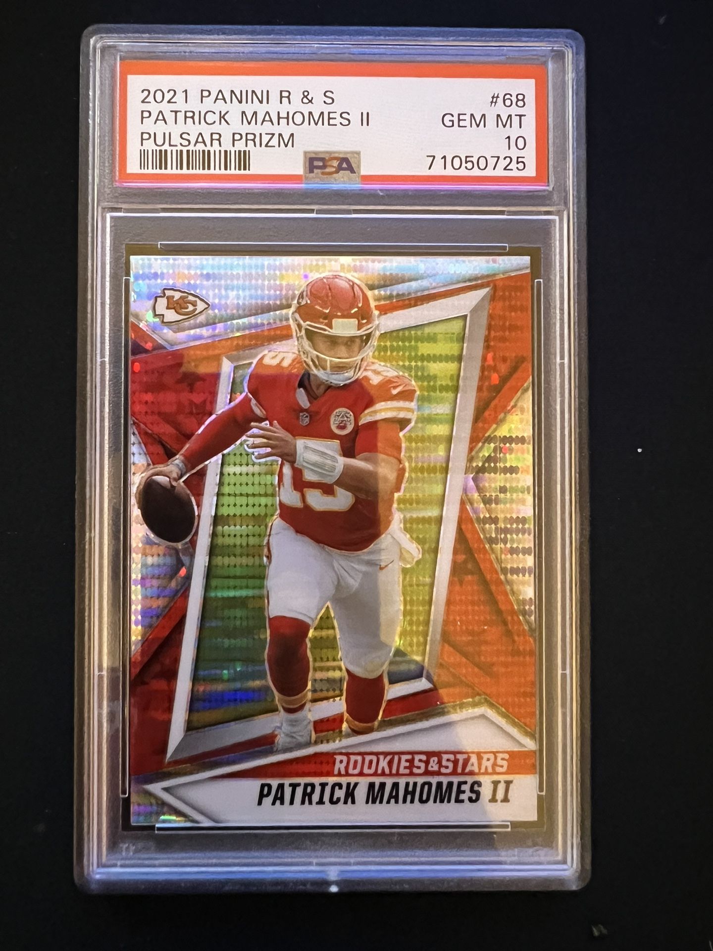 Patrick Mahomes PSA 10 Pulsar Prizm 2021 Panini Rookies & Stars #68 KC Chiefs for Sale in Fort ...