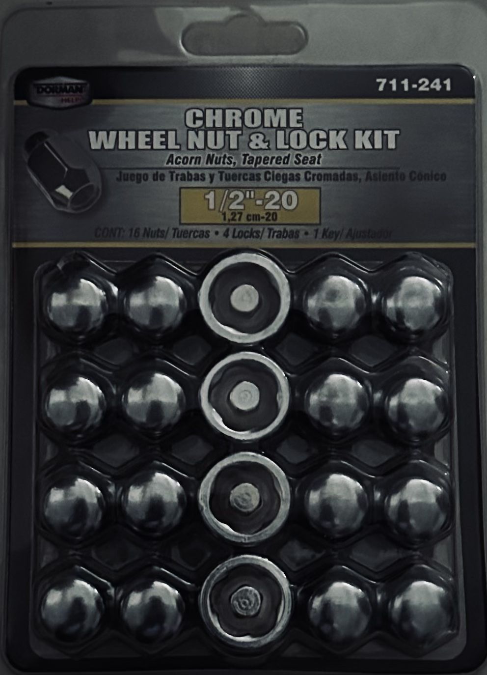 Here’s a Full Set of (16) Dorman (Model 711-241) 1/2” X 20 Acorn Lug ...