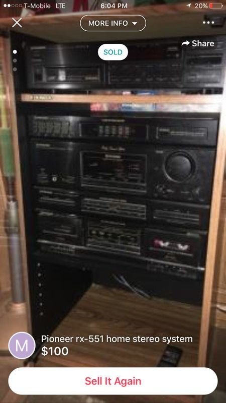 Pioneer RX – 551 home stereo system for Sale in Philadelphia, PA - OfferUp
