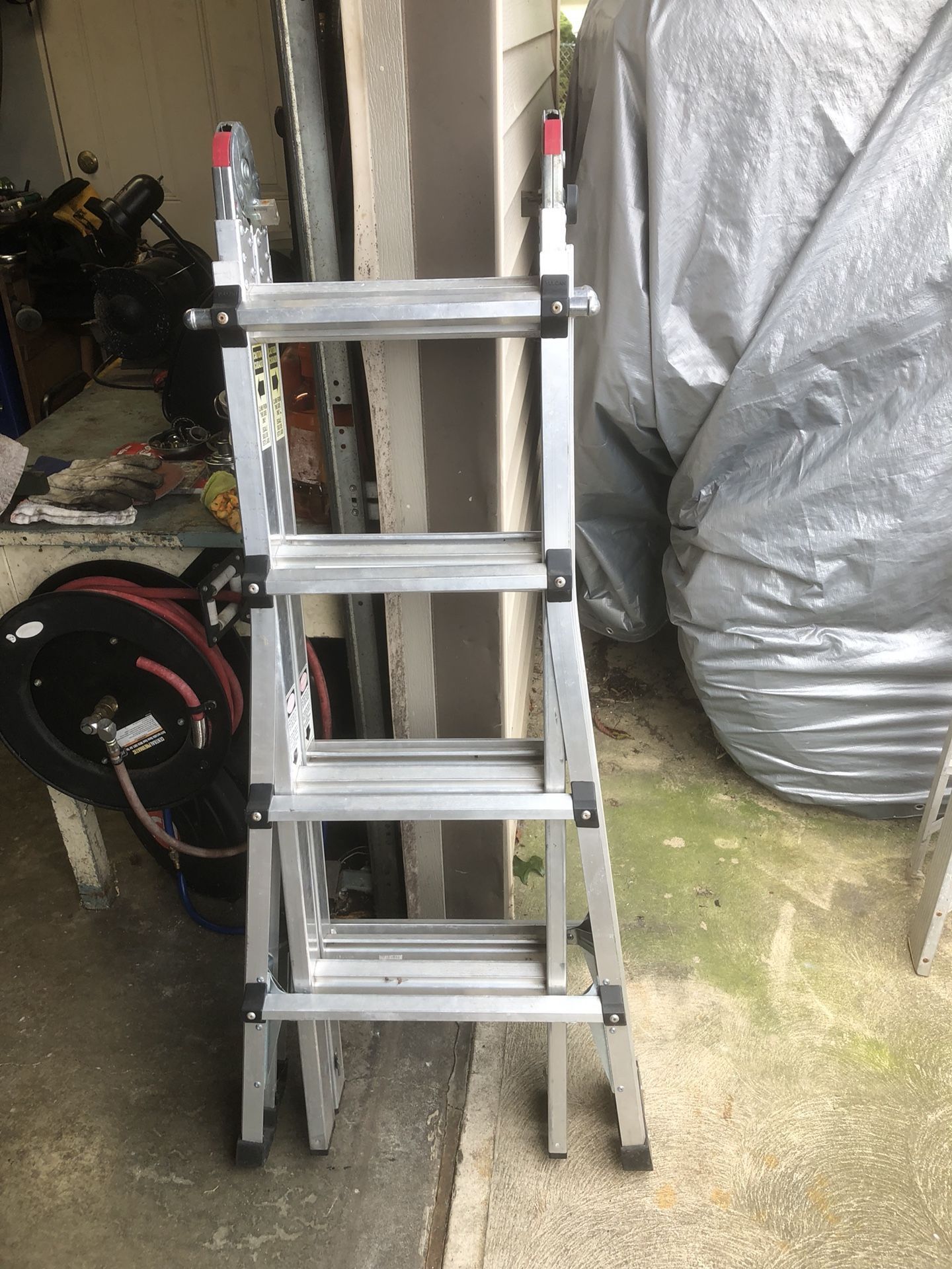 17 MT Vulcan Ladder USA es 17t11g1 17 feet multi task ladder Light industrial equipment Tools