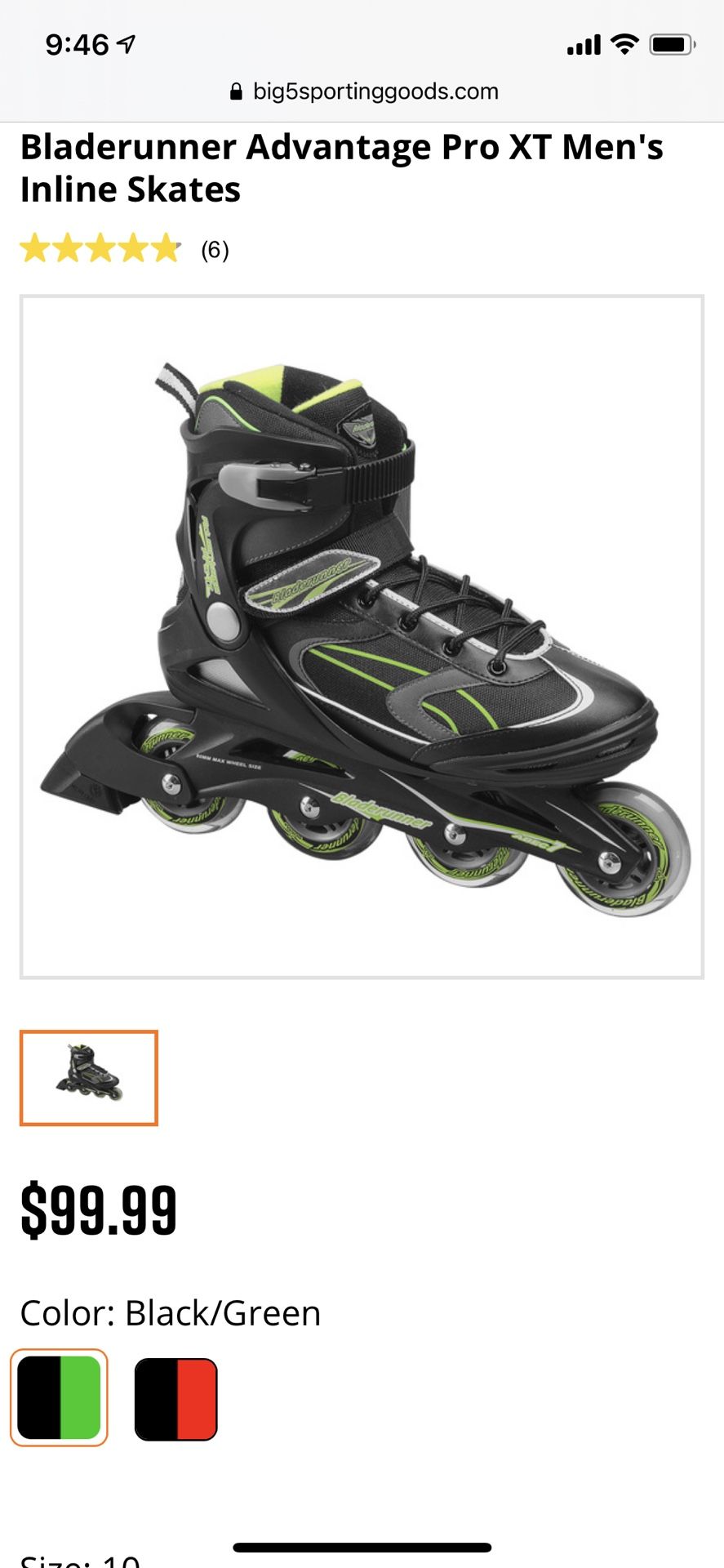 Rollerblades Bladerunner Advantage Pro XT Inline Skates US-Size 10 for ...
