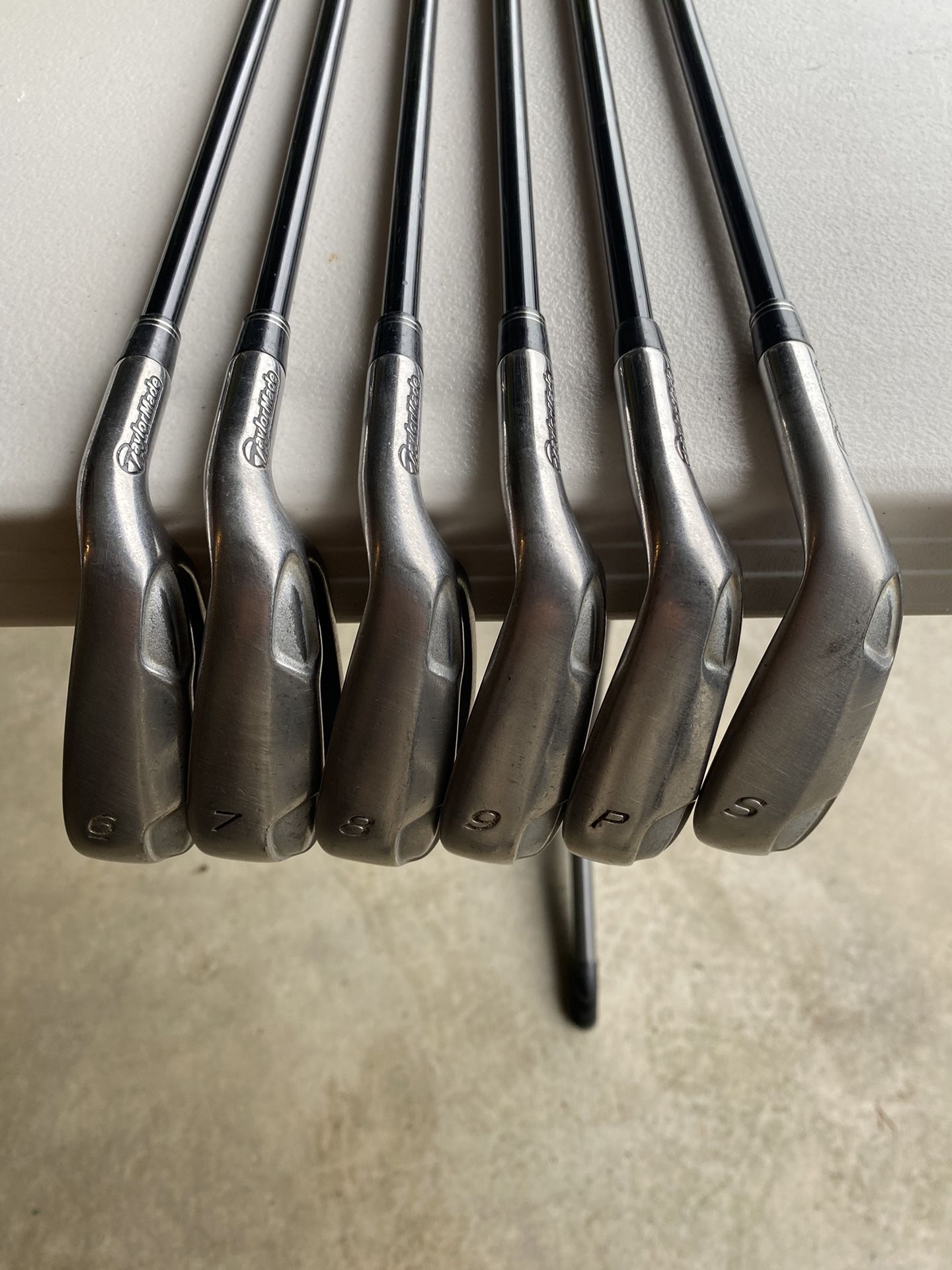 TaylorMade Burner Plus RH Irons Golf Clubs 6-SW Extended Length M ...