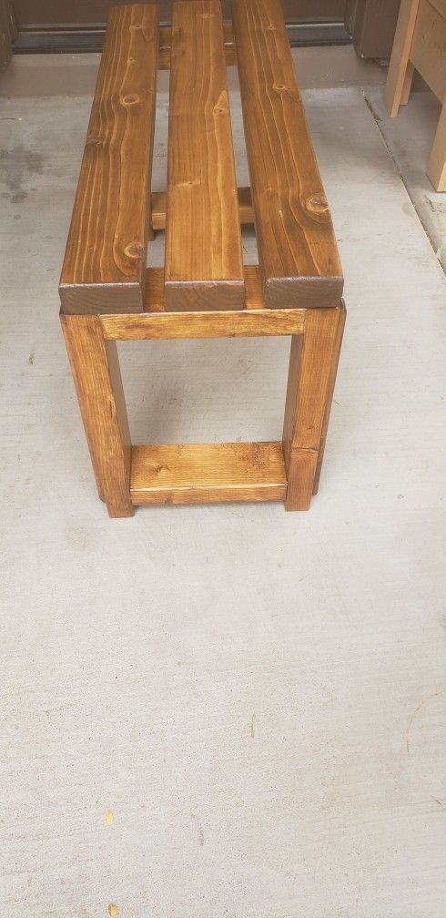4x4 Wood Bench