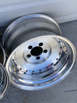 PAIR Of Vintage Enkei Racing Rims 15” Forged Alloy Wheels 5 Lug Ford ...
