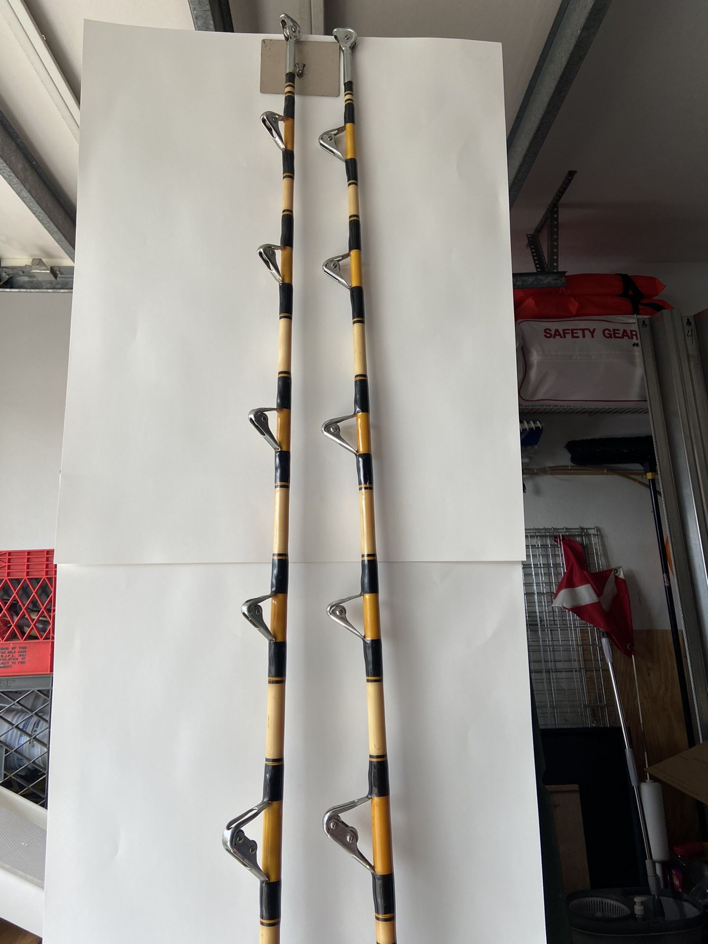 Pair of Sam Scott Palm Beach Original 130# class trolling rods for Sale ...