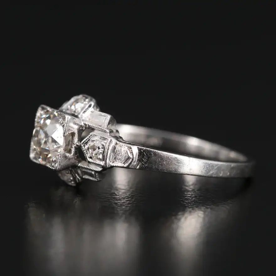 Art Deco Platinum VS1 - VS2 Diamond Ring for Sale in Las Vegas, NV ...