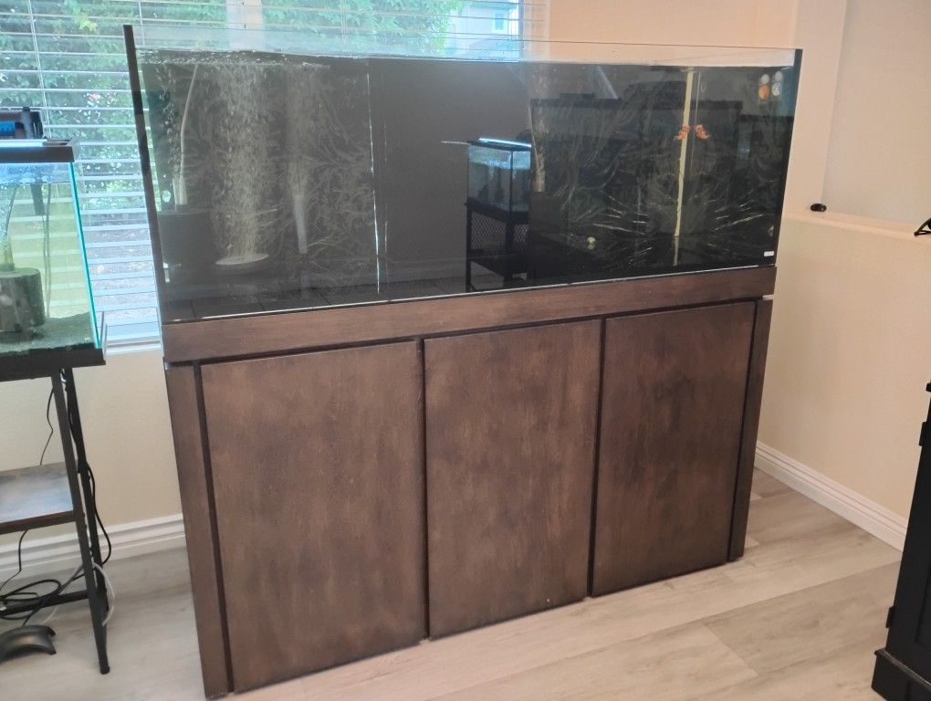 150 Gallon Aquarium/Sump/Stand/ All Plumbing Included for Sale in ...