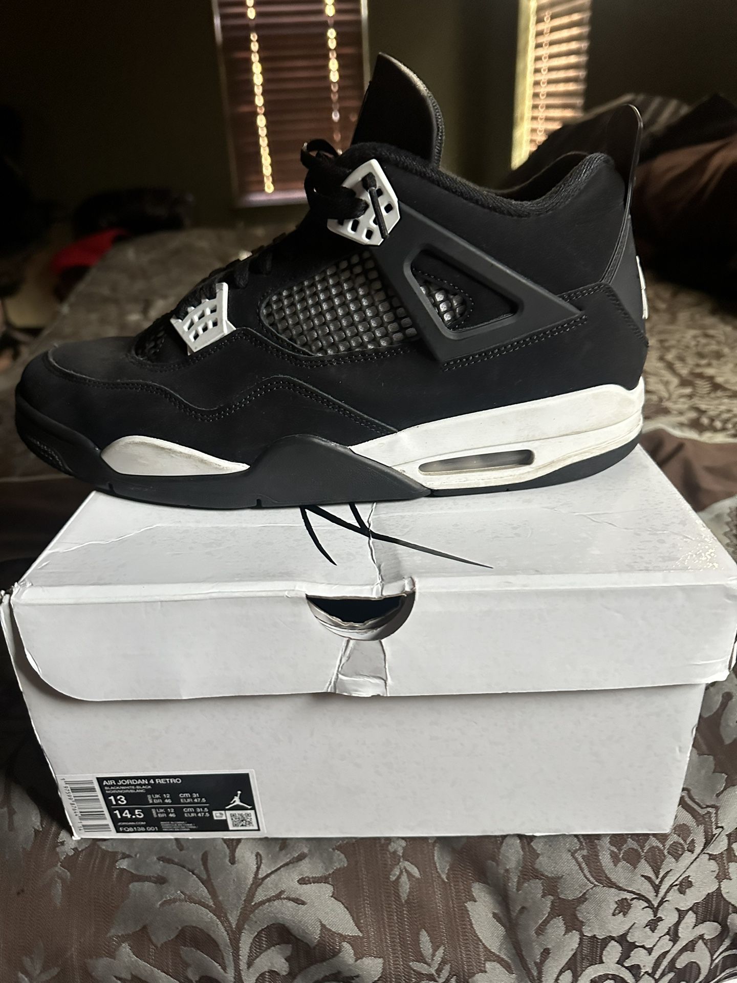 Air Jordan Retro 4s Black Thunder (Size 13) for Sale in Hillcrest ...