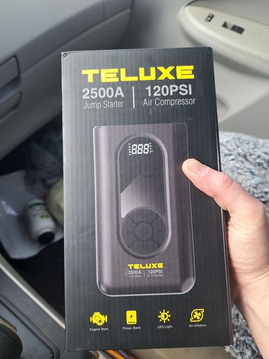 Teluxe 2500A Jump Starter and Air Compressor for Sale in Phoenix, AZ ...