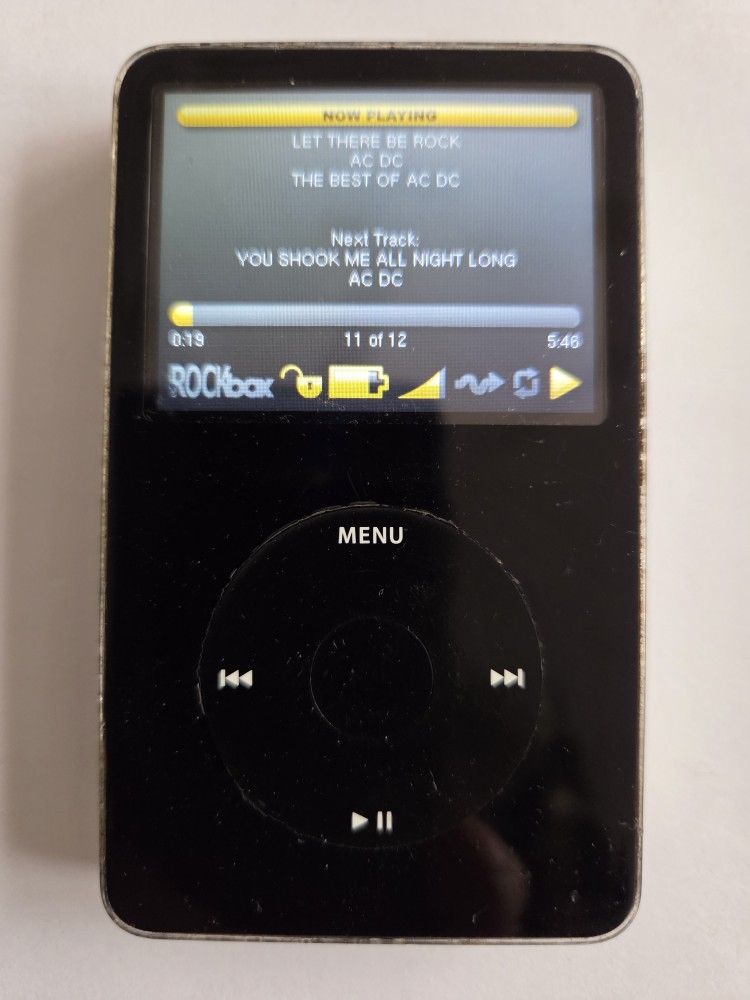 Custom Classic 5th. Gen. Classic video Ipod w/ITB SSD Hard Drive(not ...