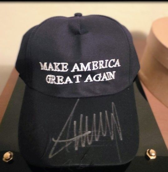 Trump Signed BLACK MAGA cap for Sale in San Antonio, TX - OfferUp