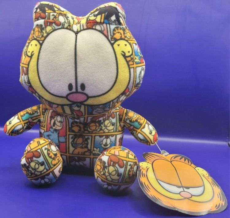 Nickelodeon Garfield Sticker Bomb 7”stuffed plush, Colorful Comic for ...