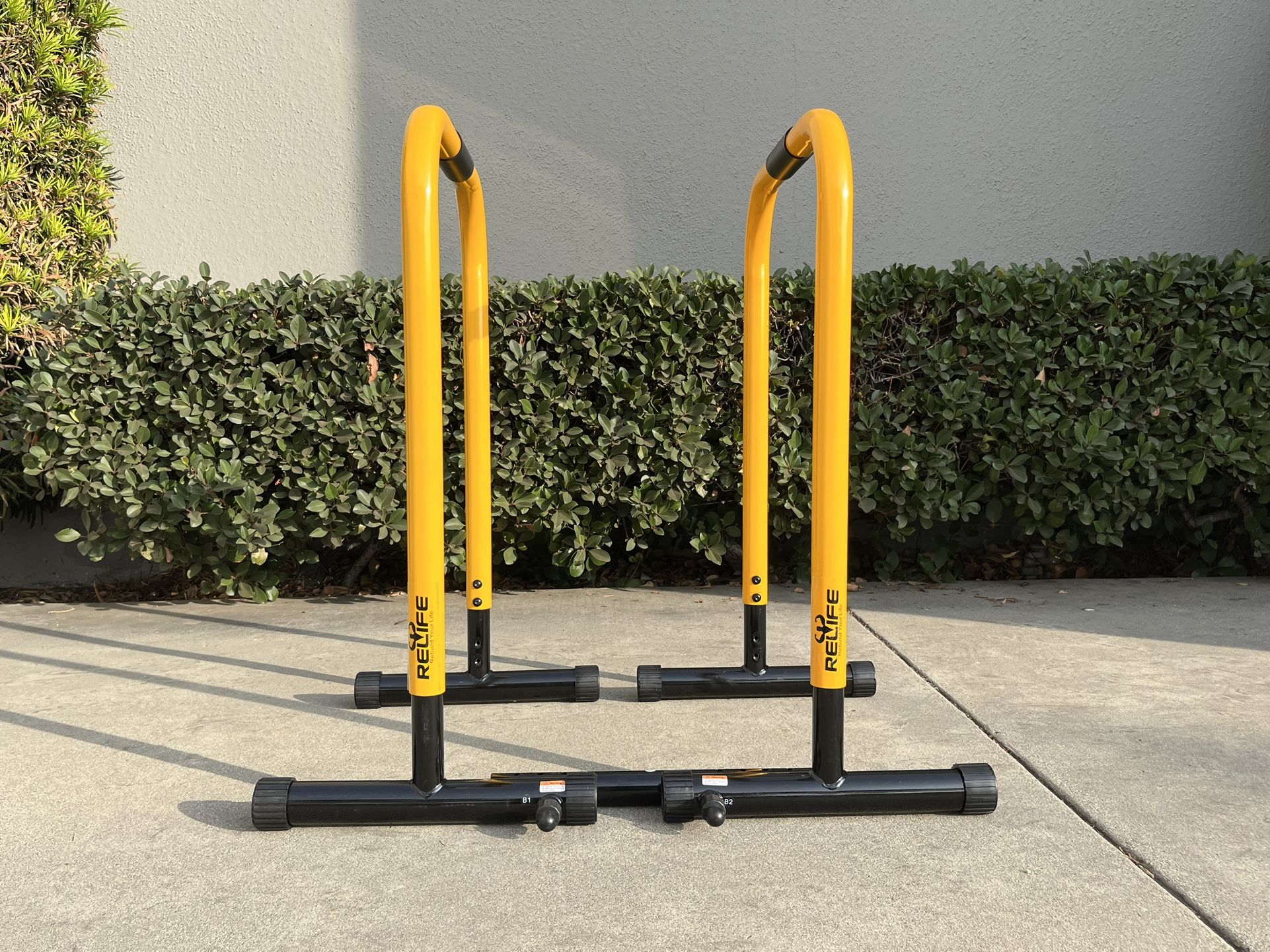 Adjustable Parallette Dip Bar Station Fitness for Sale in City Of ...