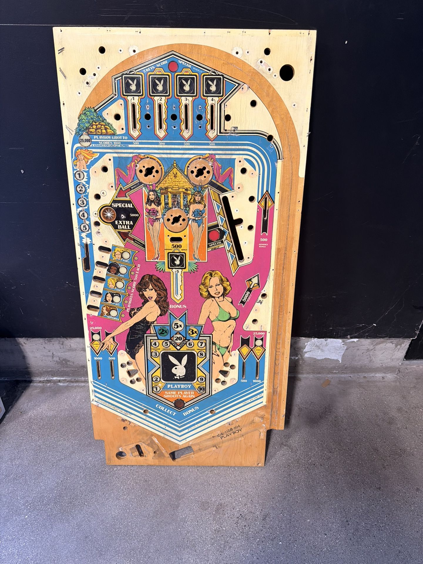 Playboy Pinball Machine Playfield By Bally 1978 for Sale in Ontario, CA ...