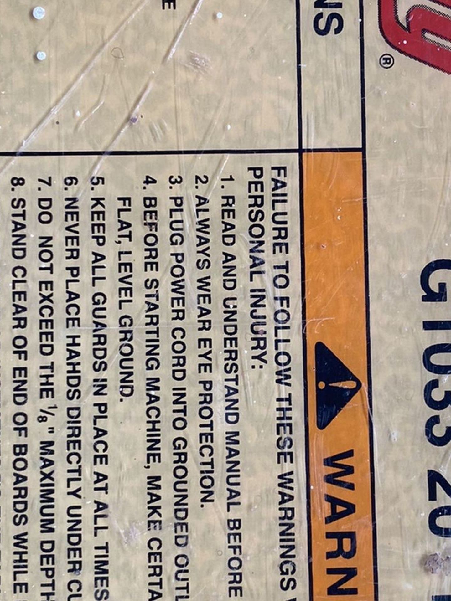 20” Grizzly planer 1ph 3hp (grizzly G1033) for Sale in Olympia, WA ...