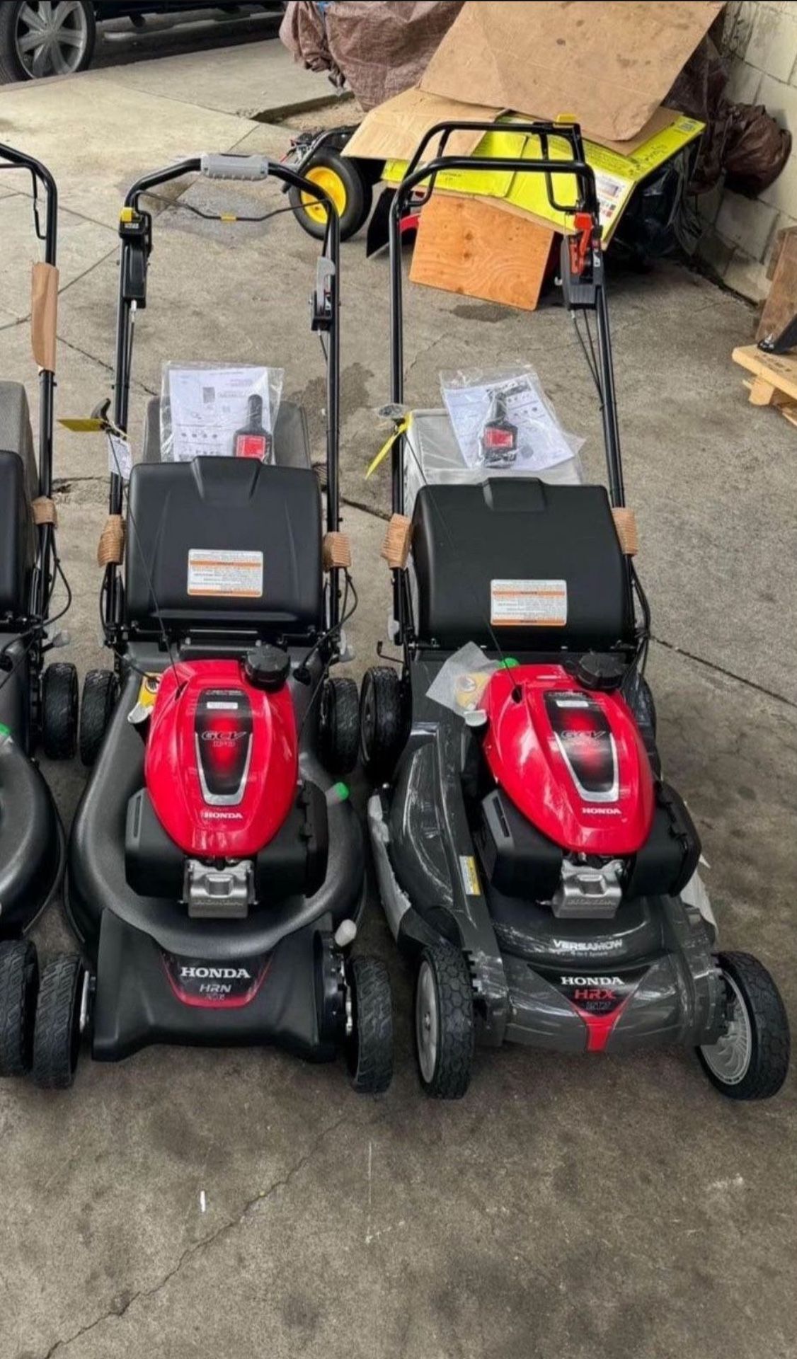 Honda 21 in. 3-in-1 Variable Speed Gas Walk Behind Self Propelled Lawn Mower with Blade Stop for ...