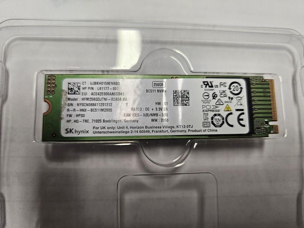 256gb NVME SSD Gen 4 for Sale in El Monte, CA - OfferUp