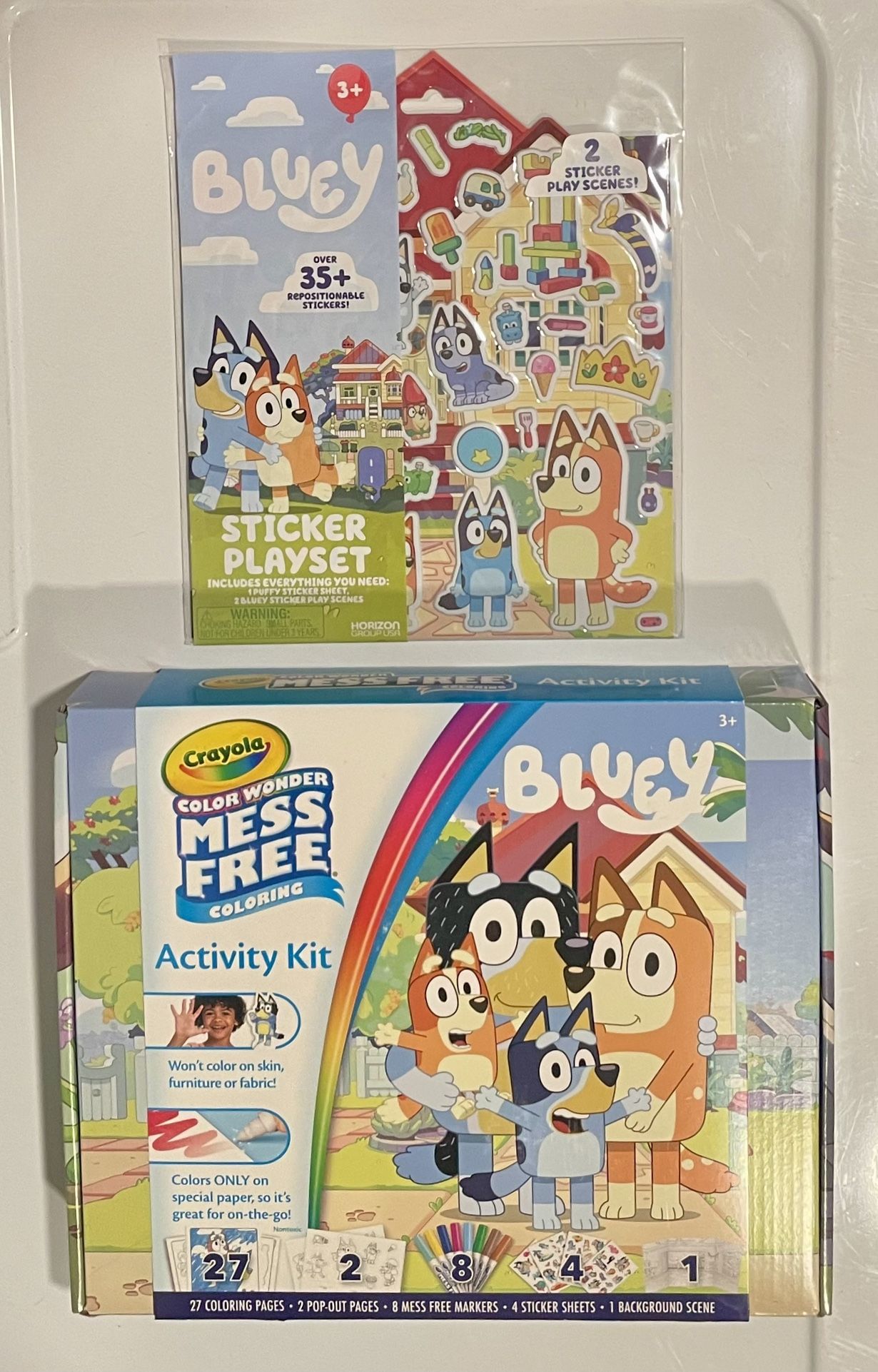 Crayola Color Wonder Bluey Mess Free Coloring and Activity Kit and ...