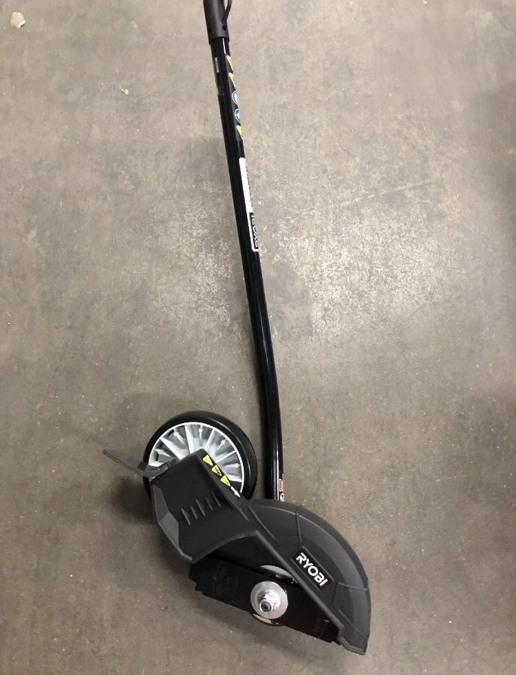 Ryobi Straight Shaft Edger Attachment Universal 8 in. Double Edge Steel ...