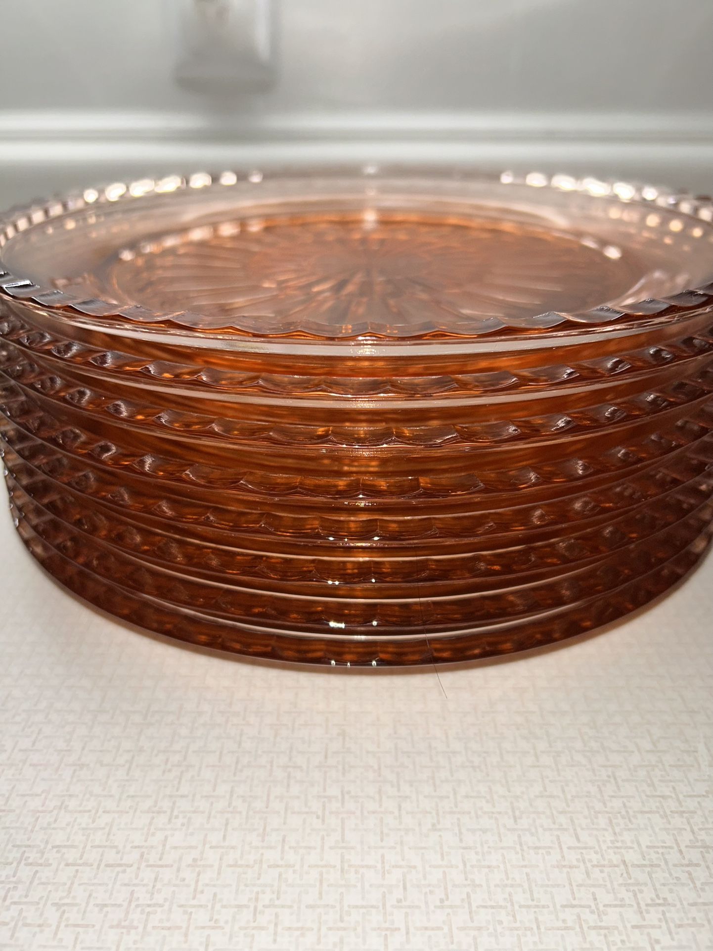 **Indian Carnival Glass ~~ Dinner Plates & Salad Plates