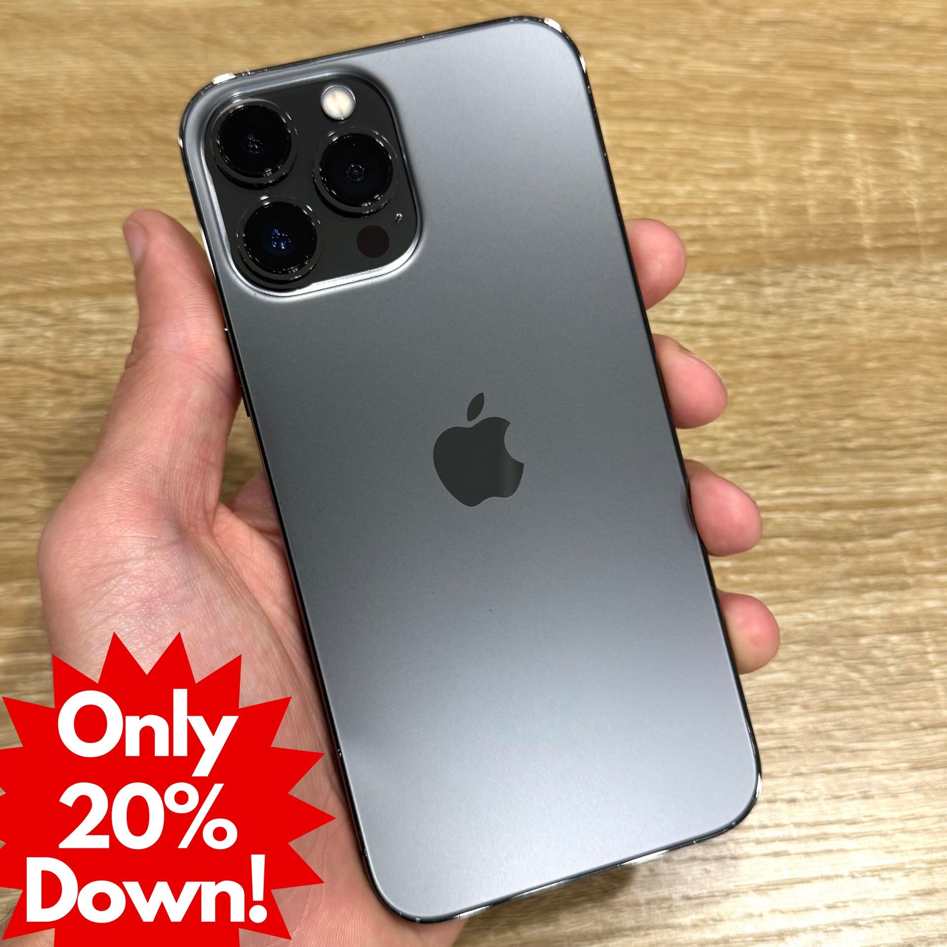 iPhone 13 Pro Max AT&T - 512GB - Gray - 12-Month Warranty - No Credit Needed - 20% Down! for ...