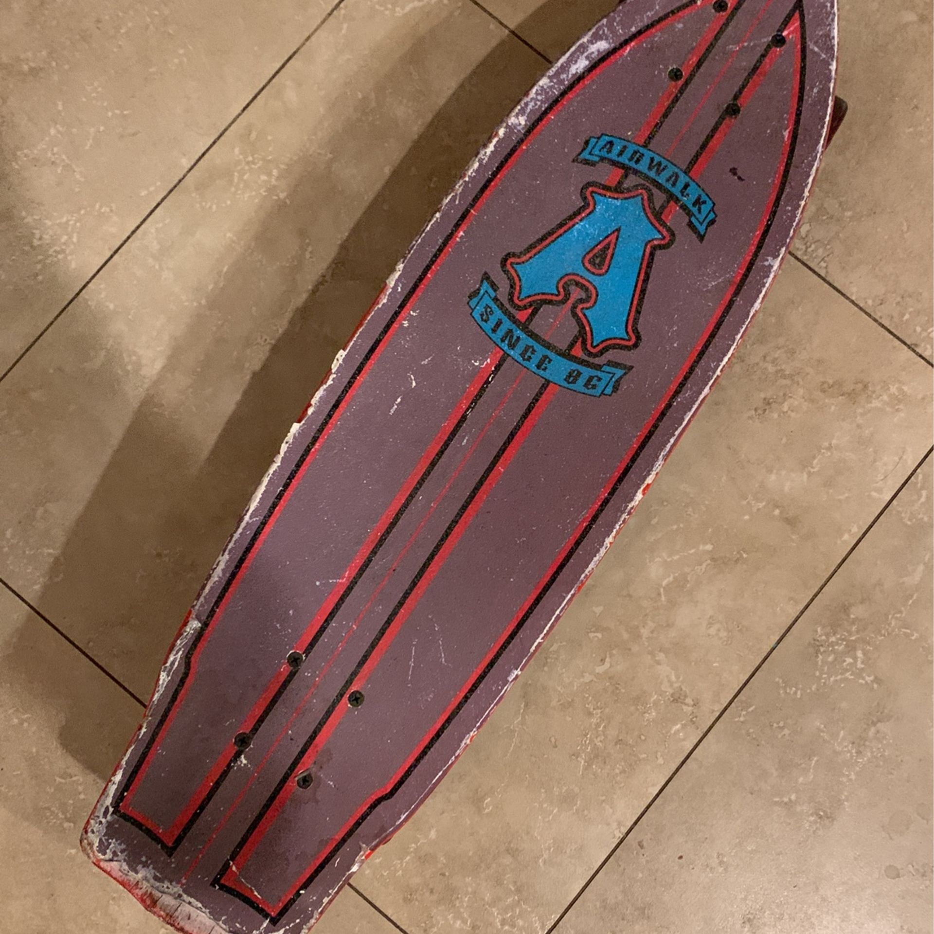 AIRWALK 27" Since 86 Complete Airwalk Trucks & Wheels SkateBoard 16.5 ...