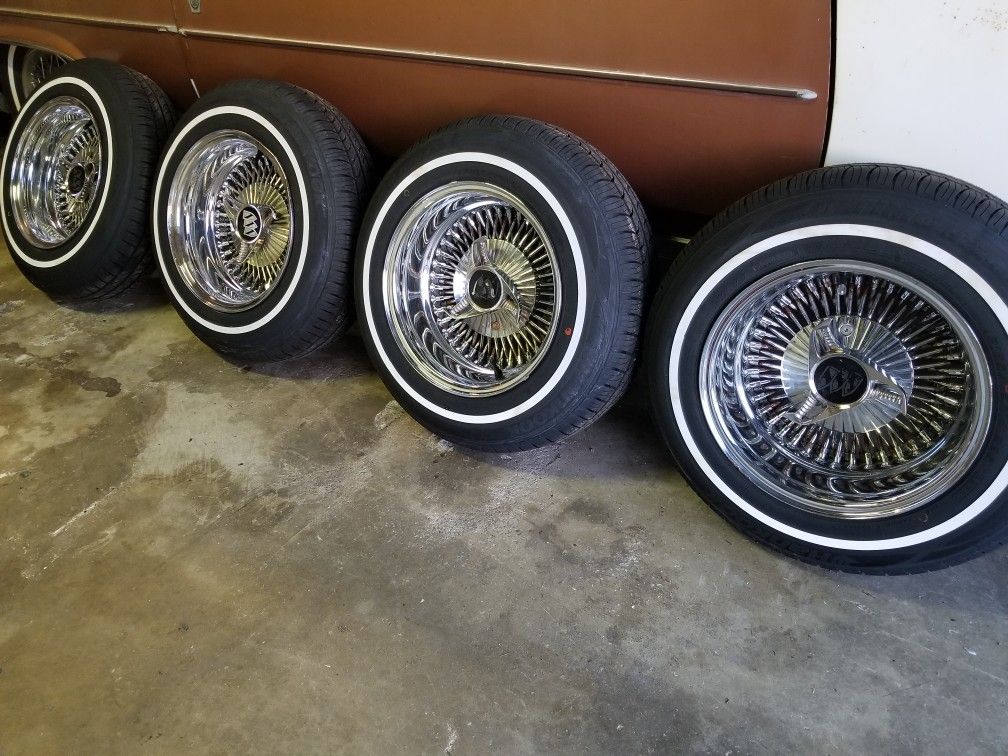14x7 Luxor wire wheels for Sale in San Diego, CA - OfferUp