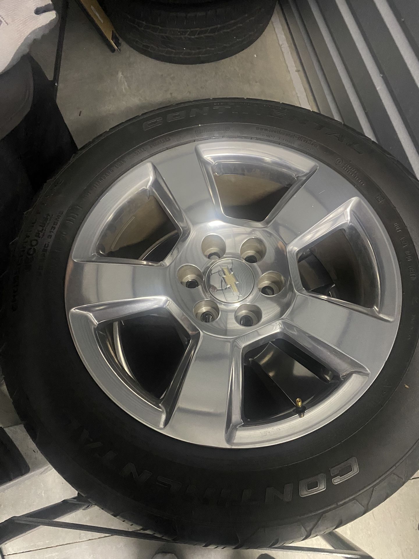 OEM Chevy Rims And Continental Tires ,side Steps And Under seat Storage ...