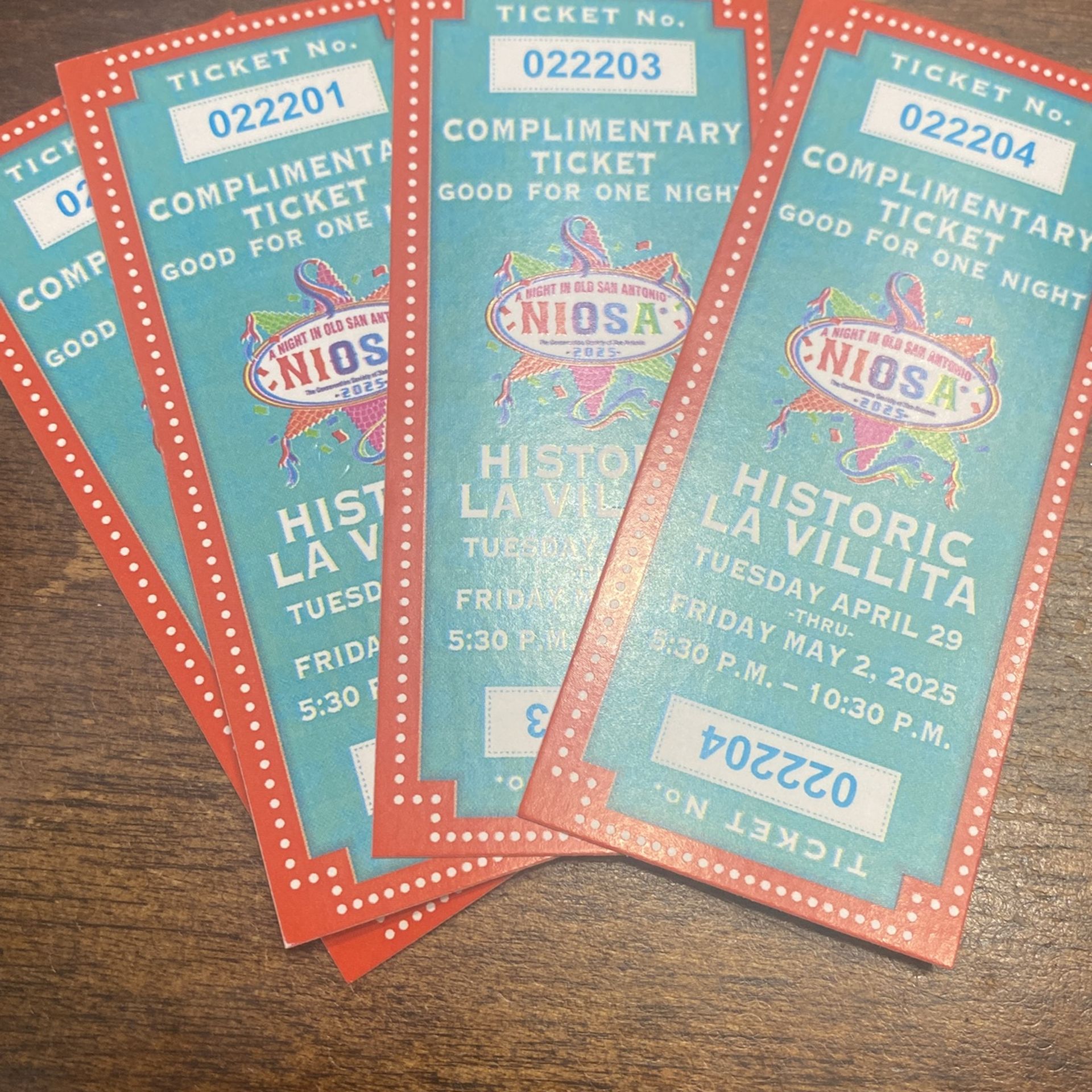 Niosa Tickets for Sale in San Antonio, TX - OfferUp