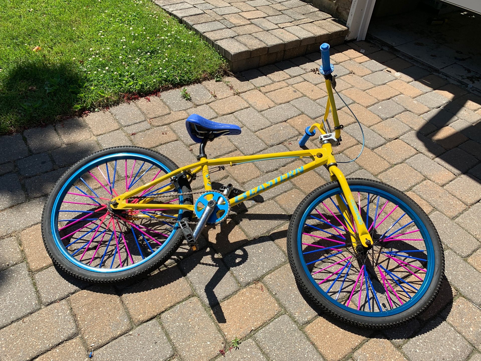 yellow and light blue 24inch eastern bmx bike for Sale in Babylon, NY ...