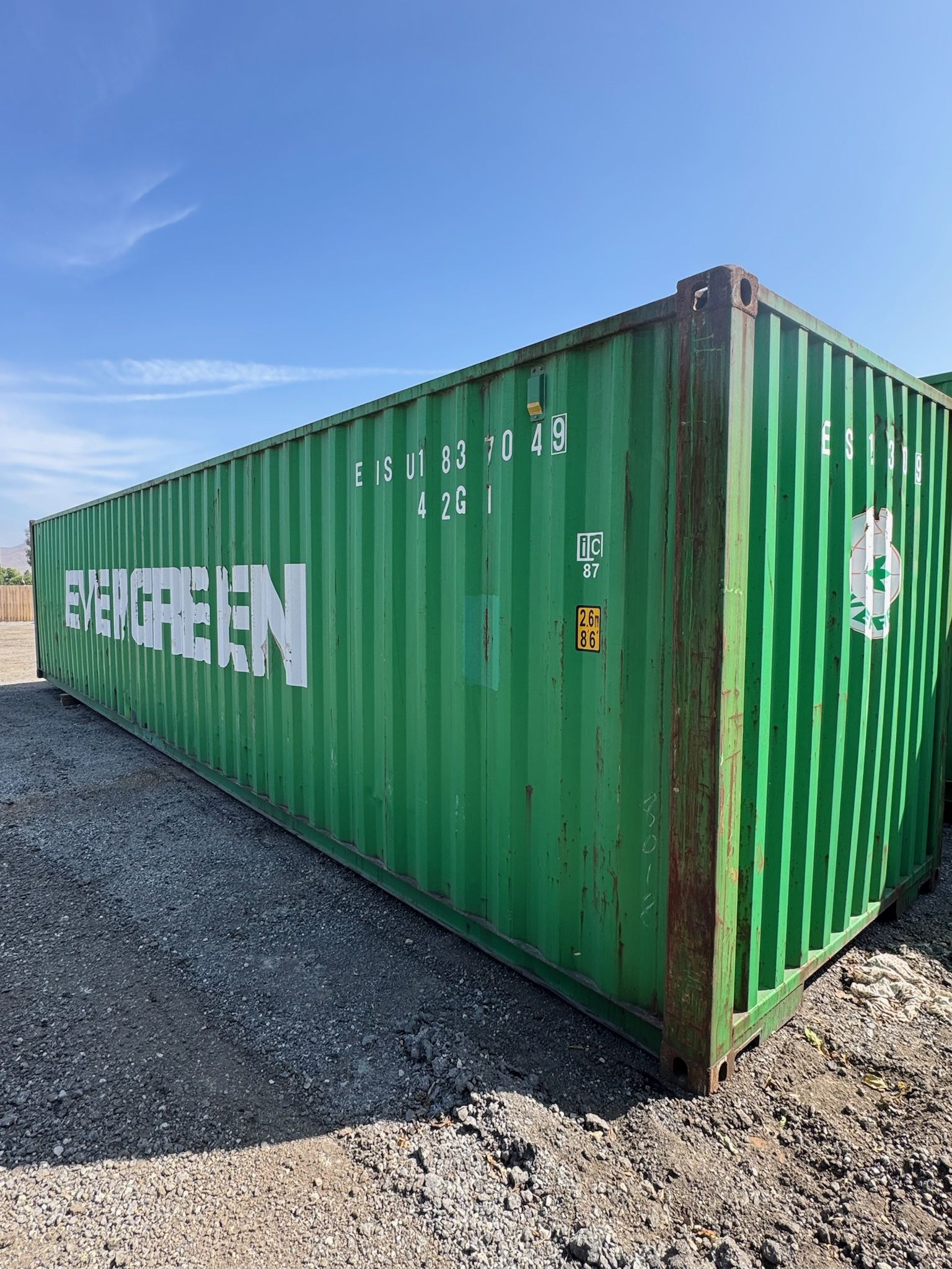 40 Foot Standard Height, Shipping Container for Sale in Hesperia, CA ...