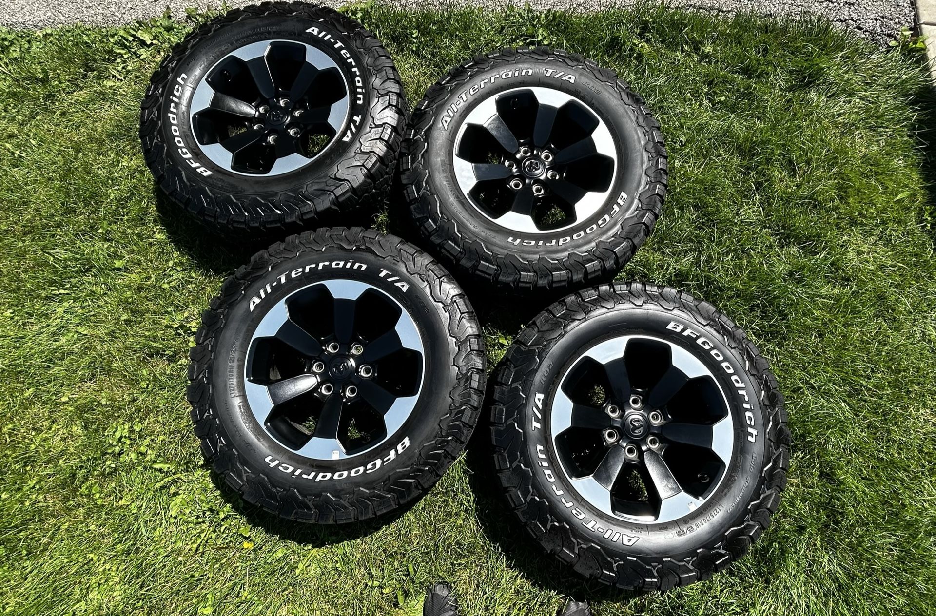 2019 - 2023 RAM 1500 Rebel 18" Stock Wheels with 275/70R18 BF Goodrich ...