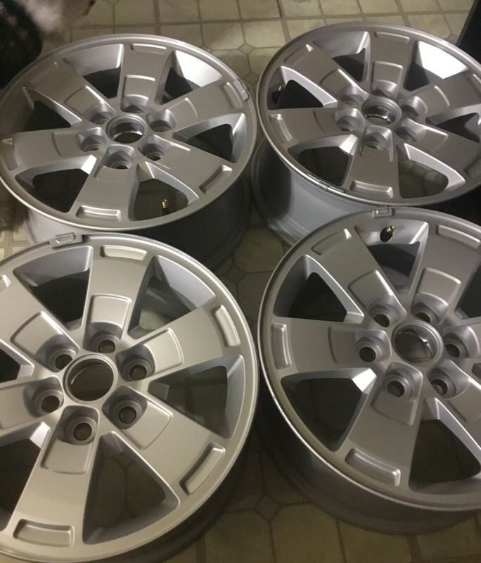 New 16" inch chevrolet colorado gmc canyon truck wheel silver 6x120mm ...
