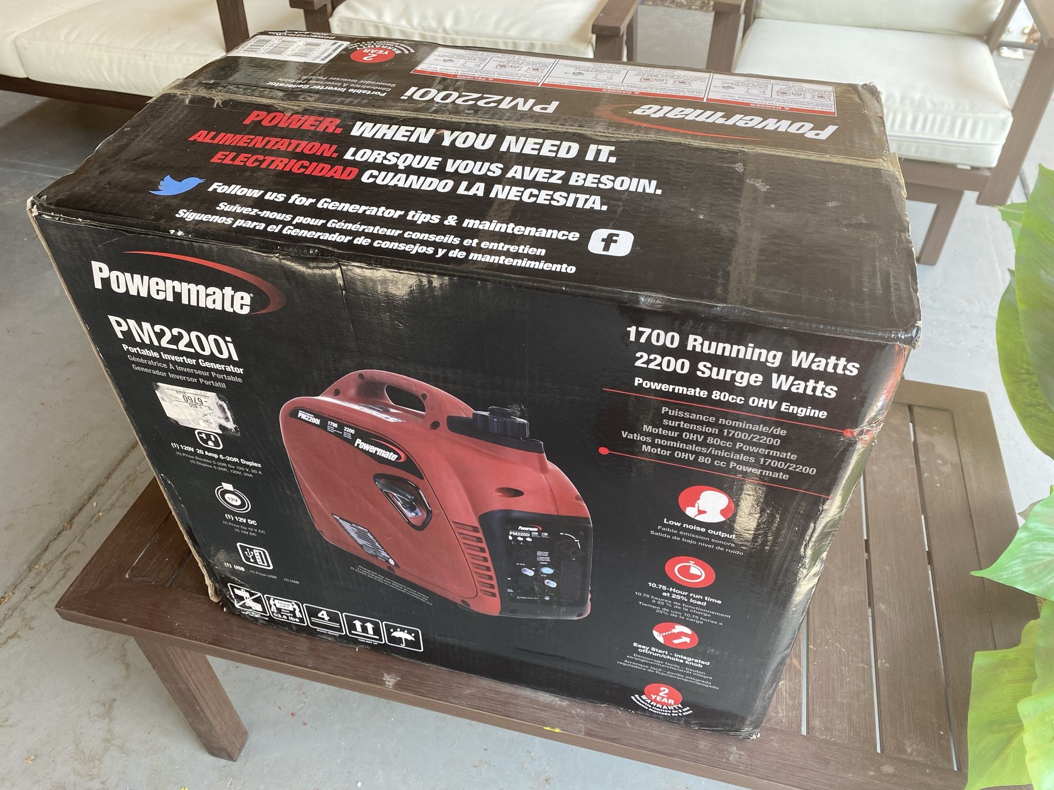 Powermate pm2200i store