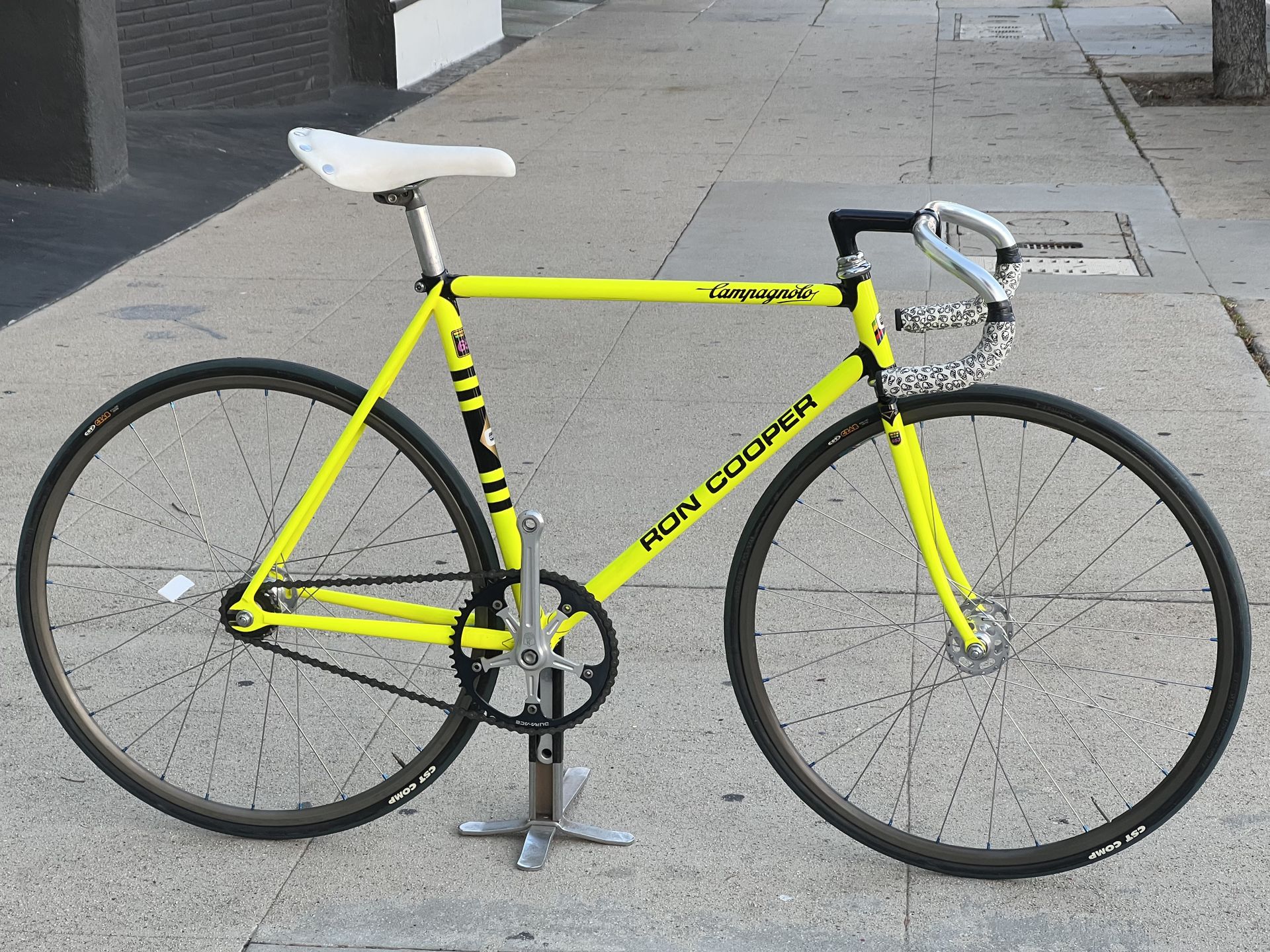 Ron Cooper Brian Baylis 47cm Track Fixed Gear Bicycle Reynolds Tubing ...