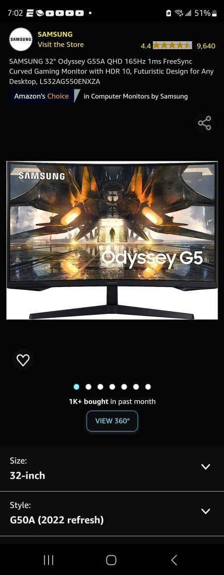 Samsung Odyssey G5 for Sale in Dallas, TX - OfferUp