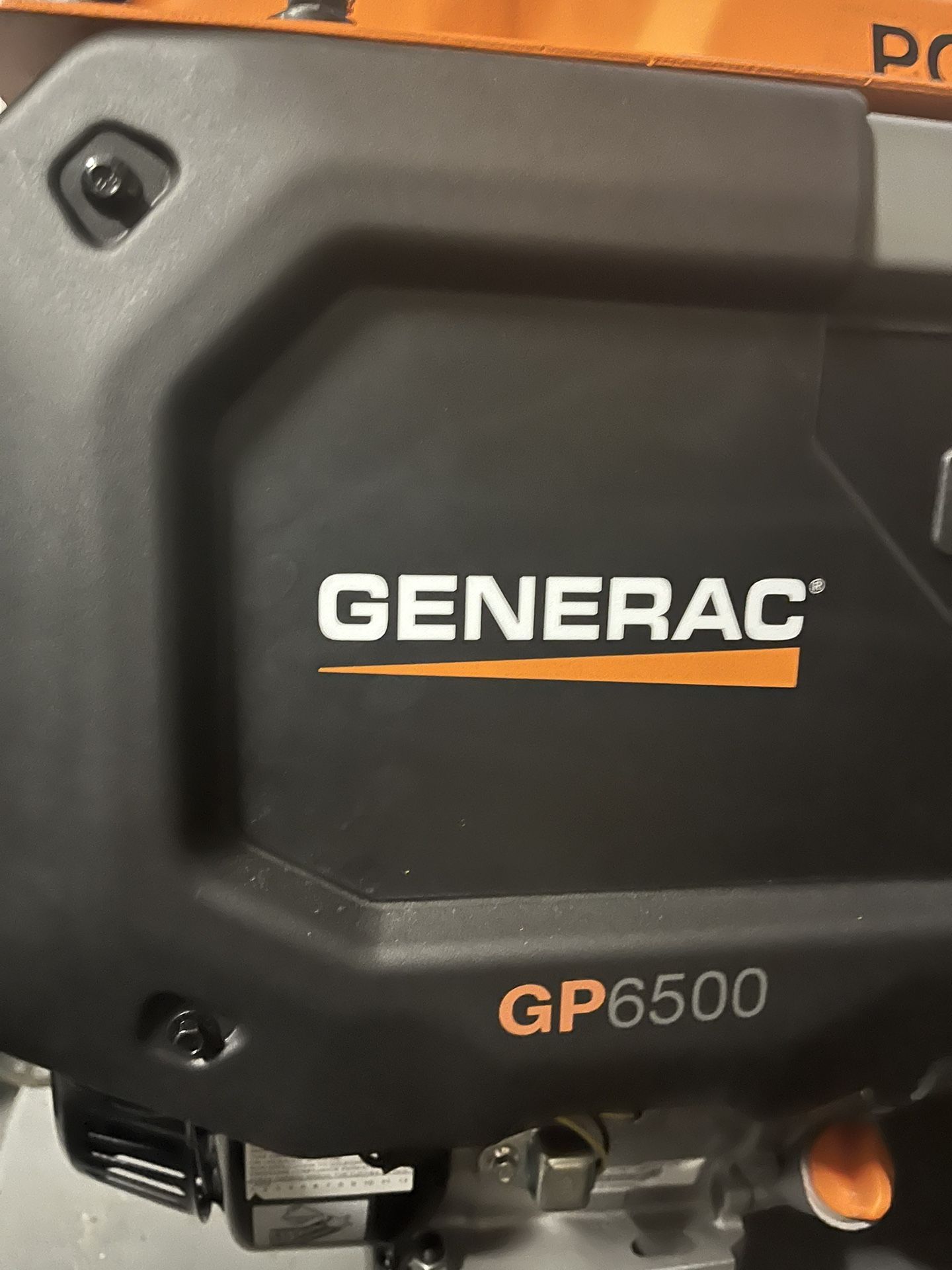 Generac GP 6500-Watt Single Fuel (Gasoline) Portable Generator for Sale ...