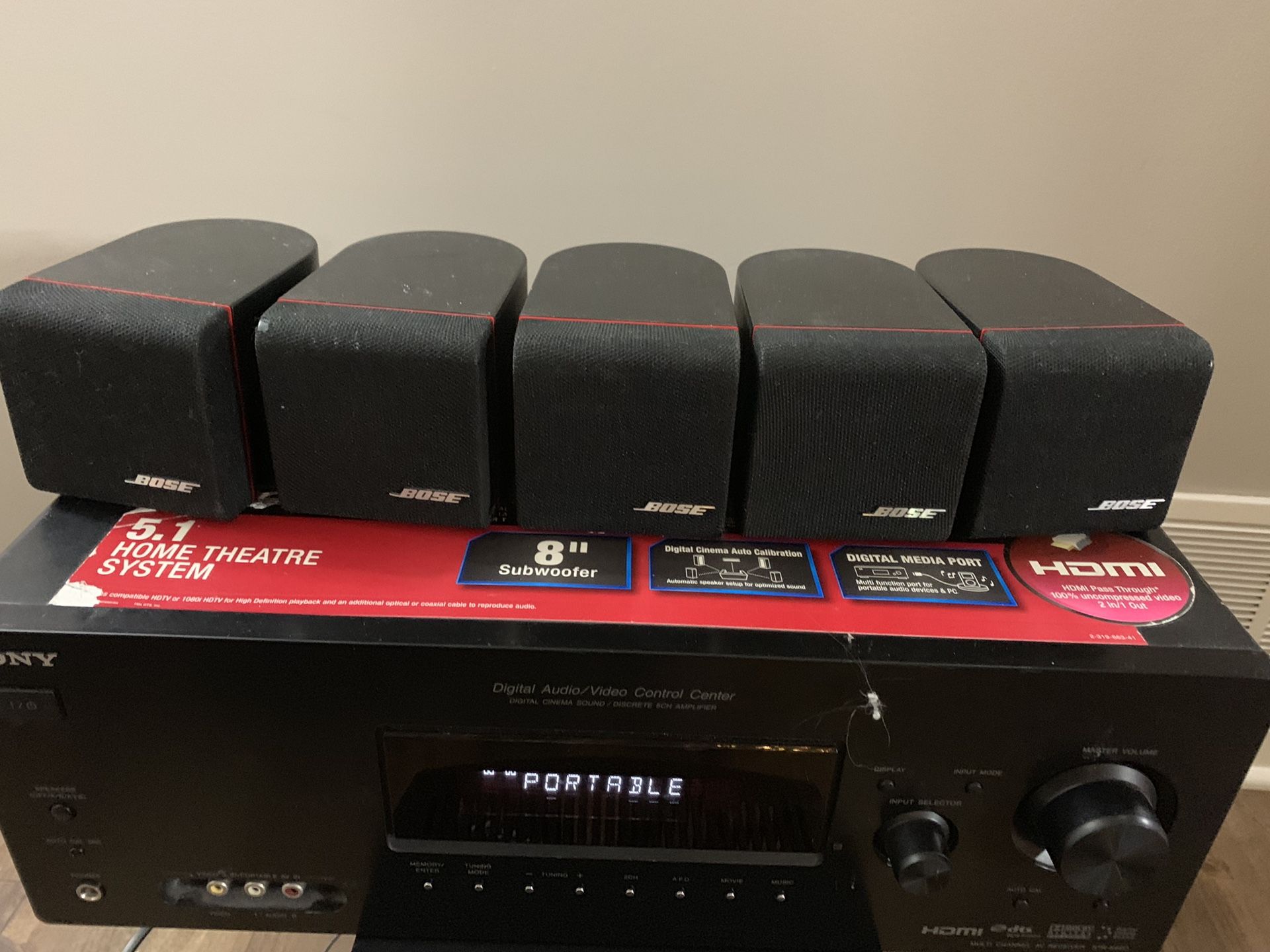 Bose Acoustimass 6 Series lll Home Theater Speaker System + Sony STR-K990 Receirver for Sale in ...